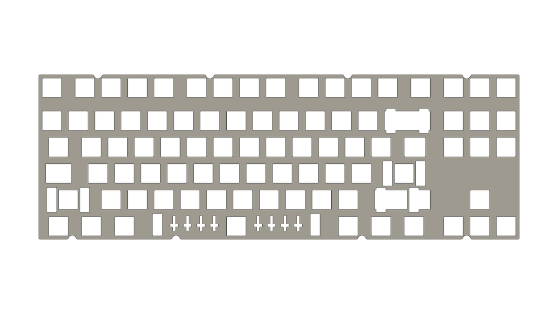 Duality TKL Plate - Prestige Keys